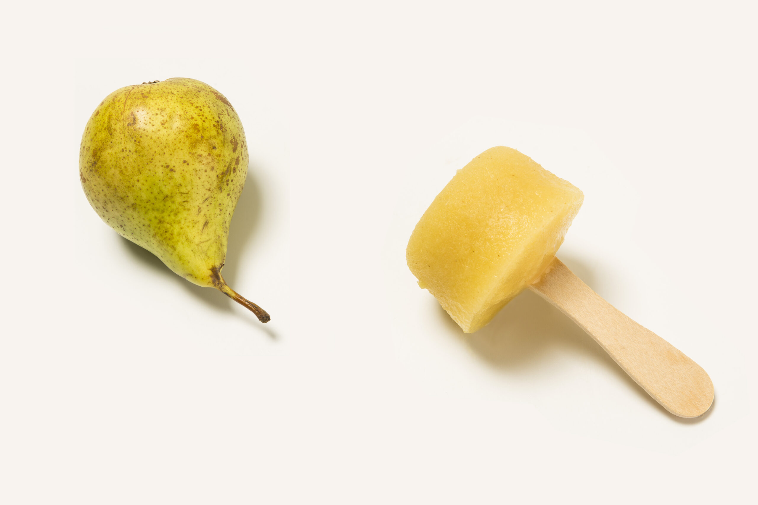 Pear and white tea ice pops - Oncoalicia